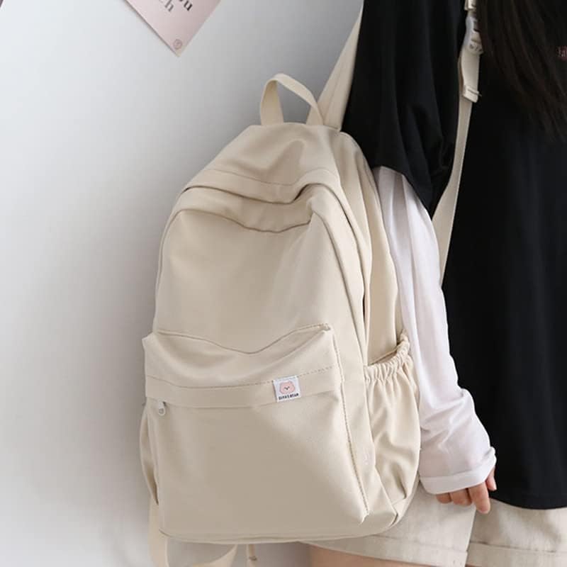 CHERSE Kawaii Backpack Cute Aesthetic Backpack Aesthetic School Supplies Korean School Bag for Girls Mochila(black)