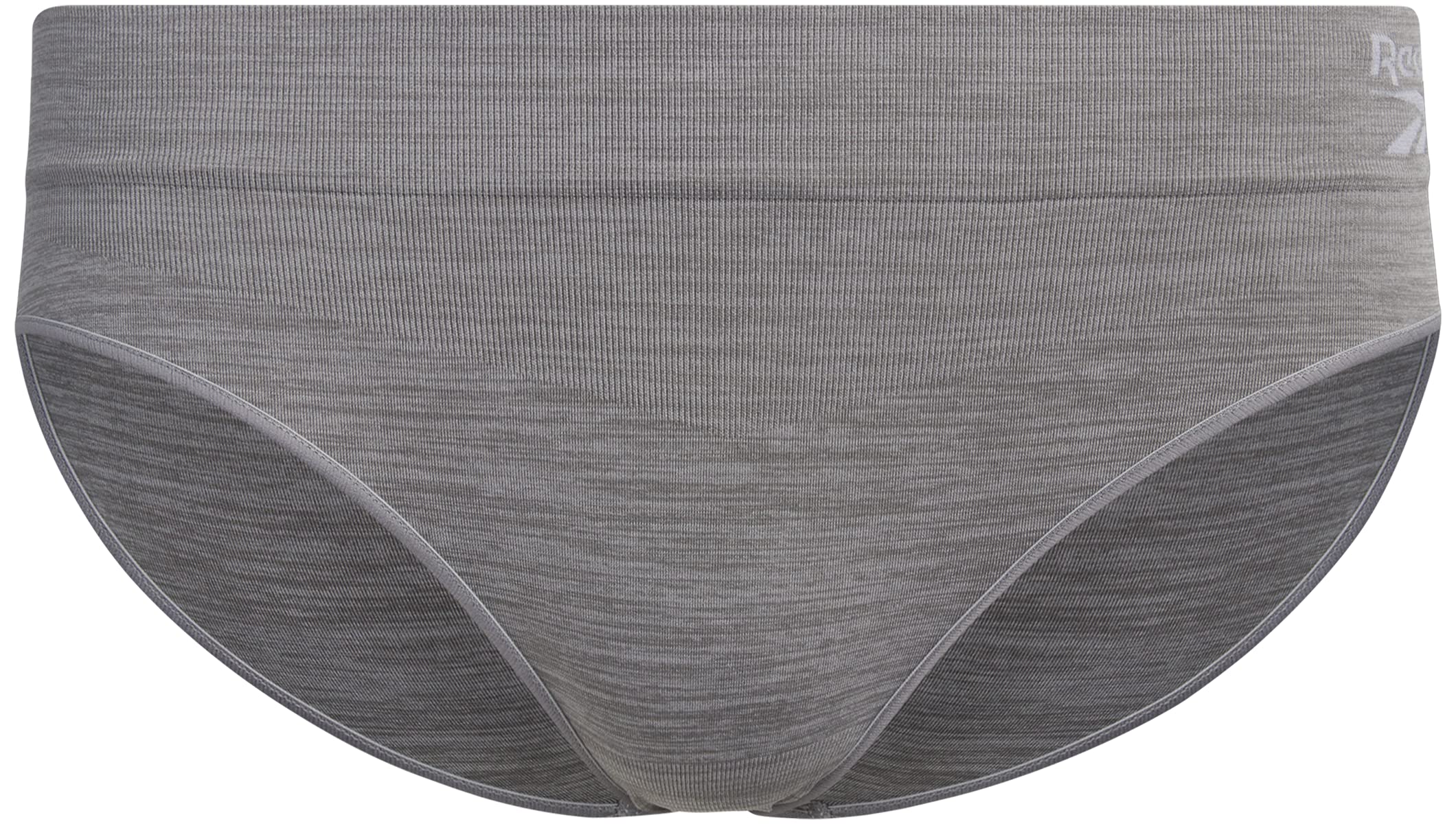 Reebok Women's Bikinis - 6 Pack Microfiber Seamless Womens Bikini Panties - Breathable Underwear for Women (S-XL), Size X-Large, Black/Anemone/Light Grey Melange