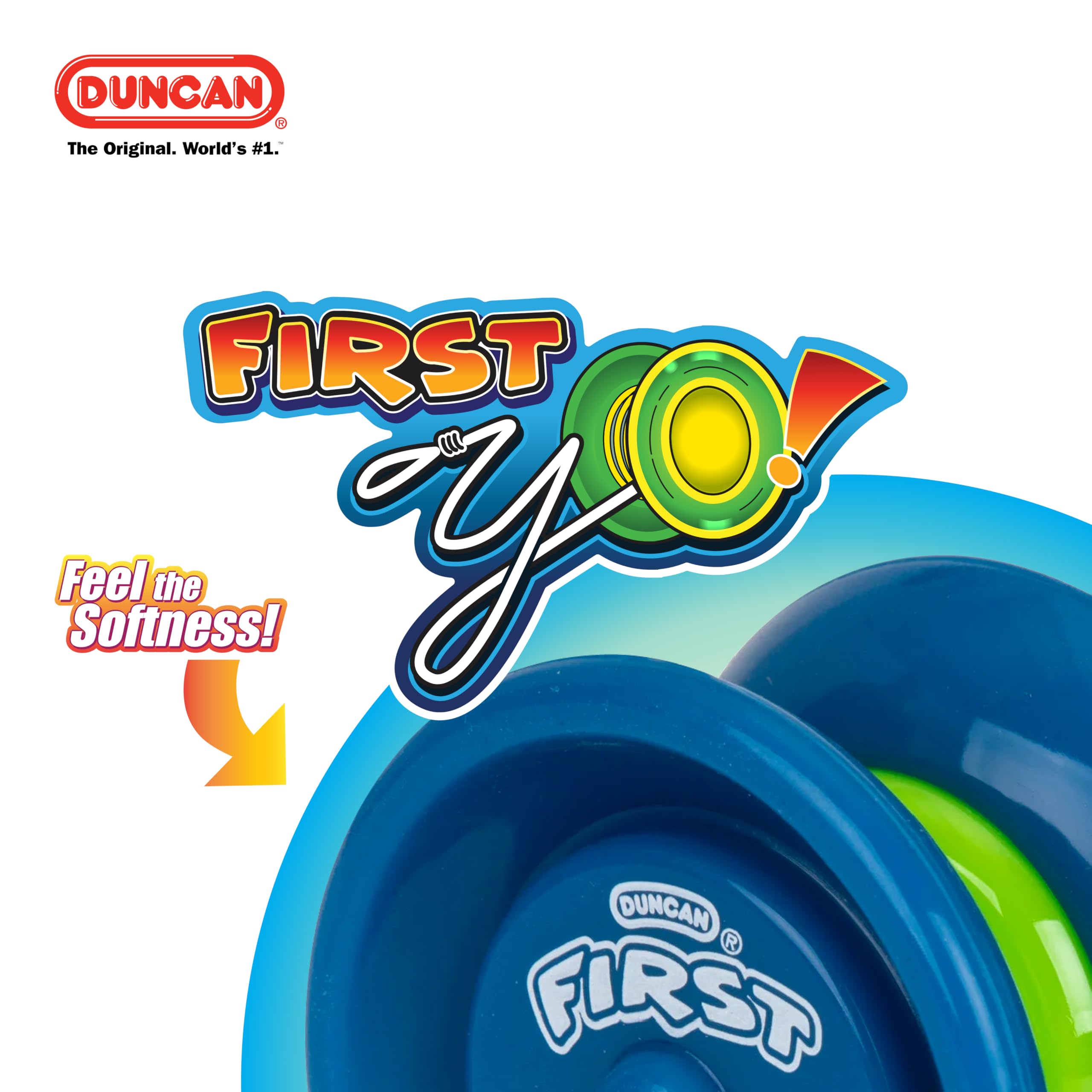 Duncan Toys First Yo! - Best Beginner Yo-Yo for Kids, Responsive Yo Yo, YoYo Toy - Purple/Yellow