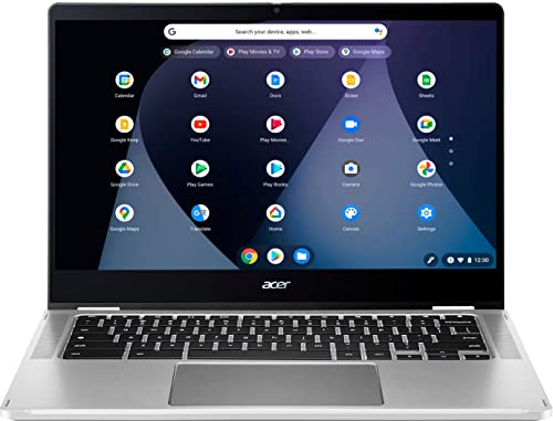Acer Chromebook Laptop Touchscreen Flip 14inch FHD IPS Display| AMD Ryzen 3 5125C| Google Chrome| Backlit Keyboard| Wi-Fi 6| Bluetooth| Two USB Type-C| FHD Camera| 2 in 1| Cloth