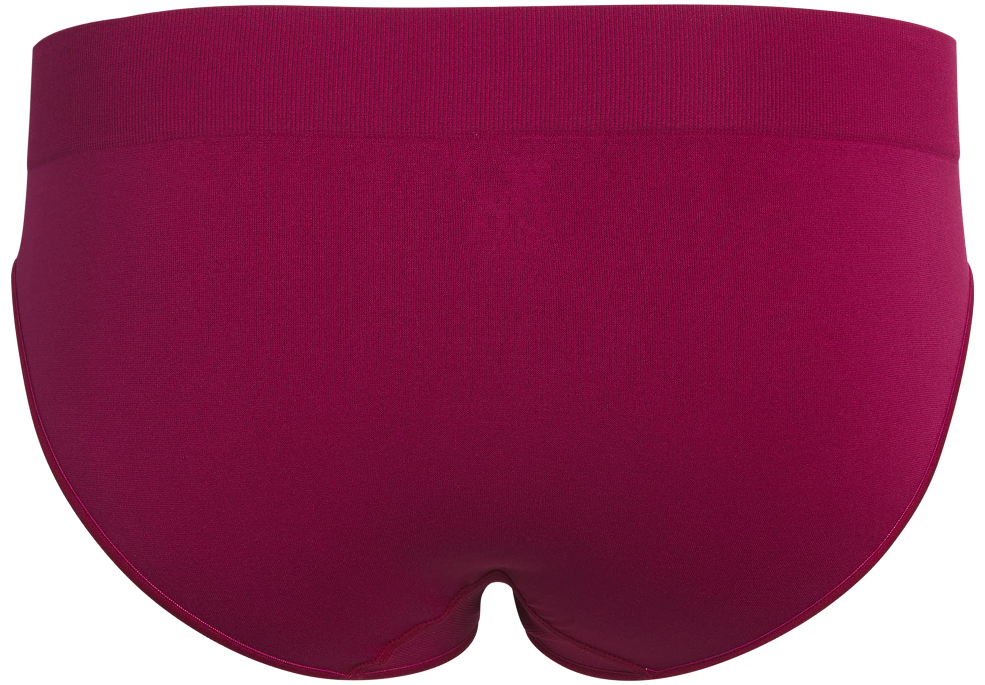 Reebok Women's Bikinis - 6 Pack Microfiber Seamless Womens Bikini Panties - Breathable Underwear for Women (S-XL), Size X-Large, Black/Anemone/Light Grey Melange