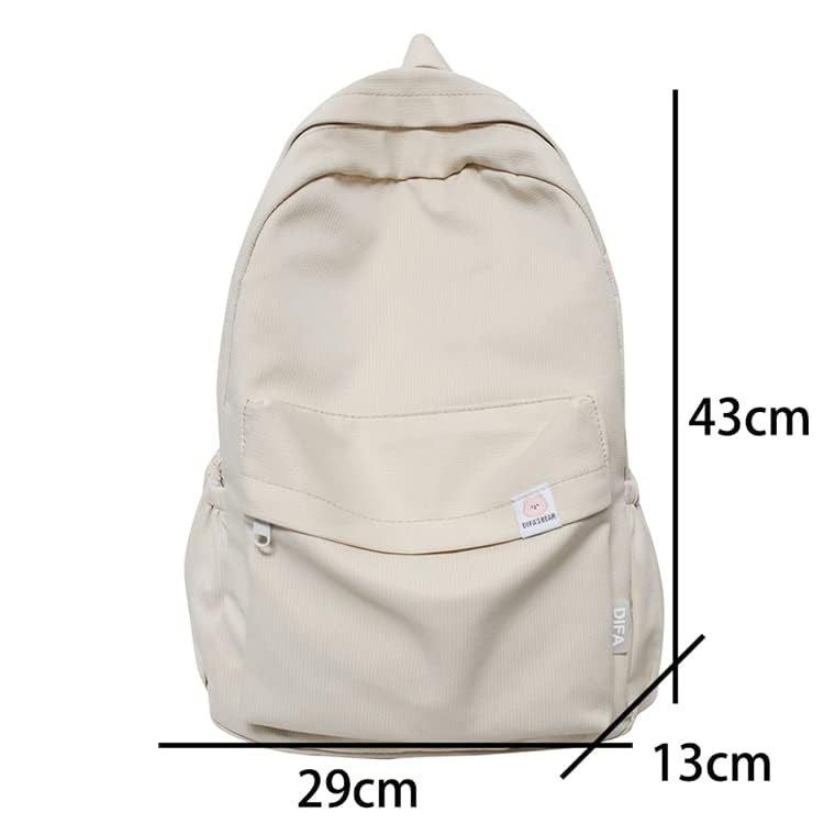 CHERSE Kawaii Backpack Cute Aesthetic Backpack Aesthetic School Supplies Korean School Bag for Girls Mochila(black)