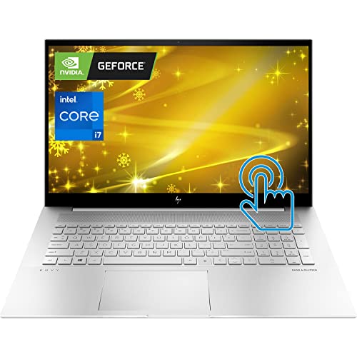 HP Envy Laptop, 17.3" IPS Touchscreen, Intel Core i7-1255U, GeForce MX 550, Backlit Keyboard, Fingerprint Reader, Wi-Fi 6, Audio by Bang & Olufsen, Win 11 (32GB RAM | 1TB PCIe SSD)