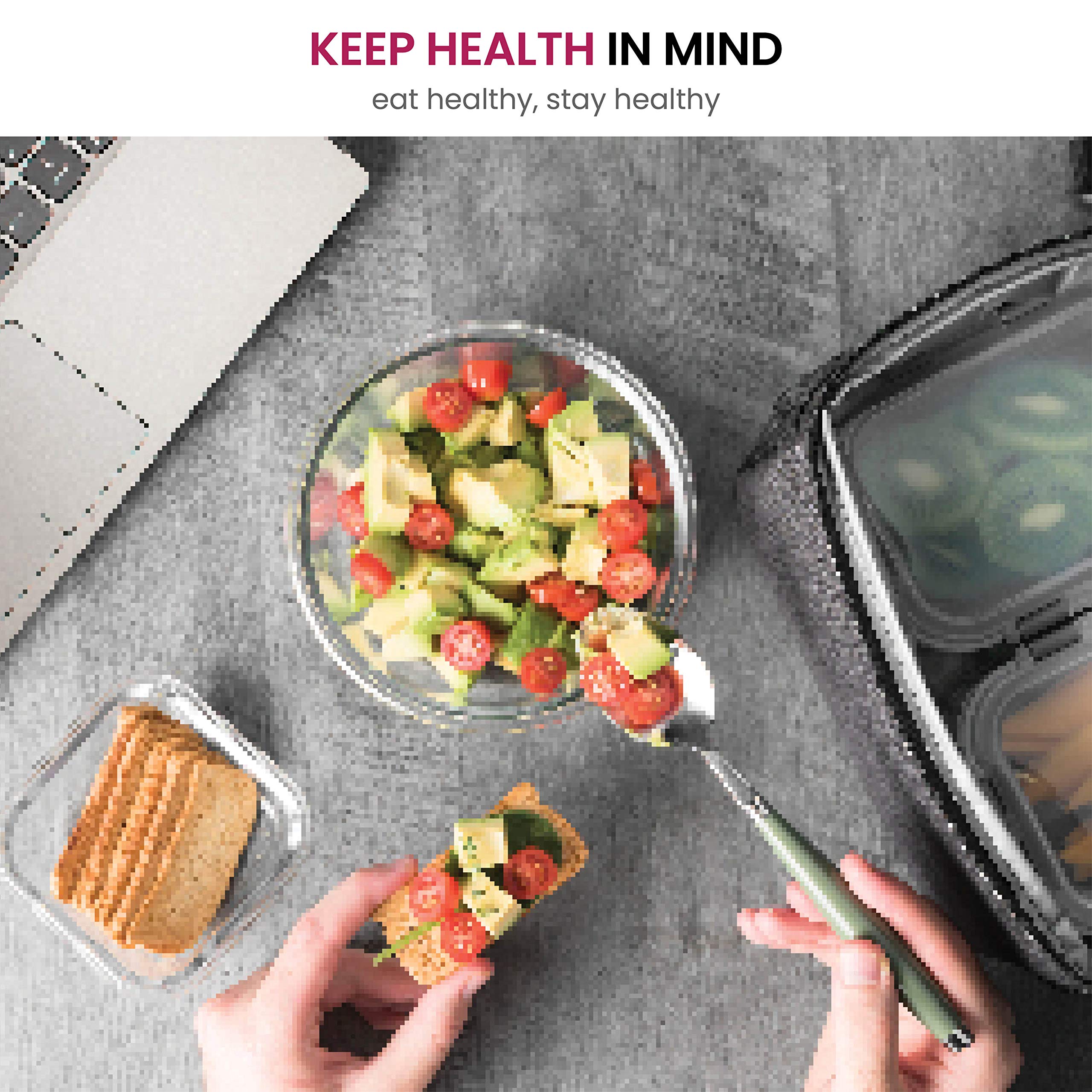 FineDine 24 Piece Glass Storage Containers with Lids - Leak Proof, Dishwasher Safe Glass Food Storage Containers for Meal Prep or Leftovers, Pink