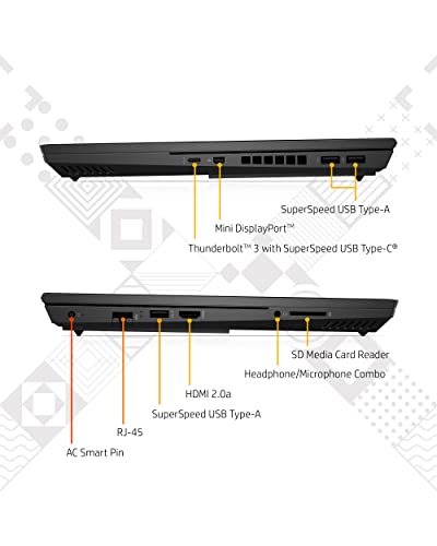 HP OMEN 15 Gaming Laptop, NVIDIA GeForce RTX 3060, 11th Generation Intel Core i7-11800H, 8 GB RAM, 512 GB SSD, 15.6” 144 Hz Full HD Display, Windows 10 Home, RGB Backlit Keyboard (15-ek1010nr, 2021)