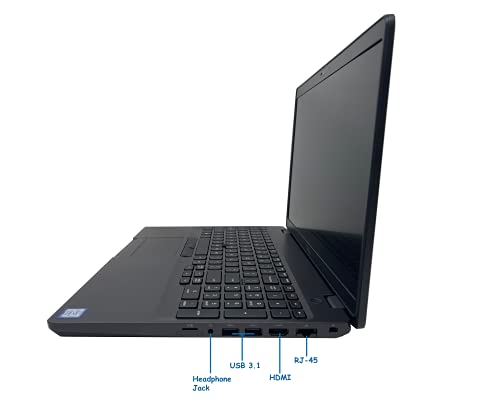 Dell Precision 3540 Workstation Laptop Pc, Intel Core i7-8565U 16GB Ram, 512 GB SSD Drive, HDMI, Thunderbolt, Camera, AMD Radeon Pro WX 2100 2GB Graphics Card, Windows 10 Pro (Renewed)