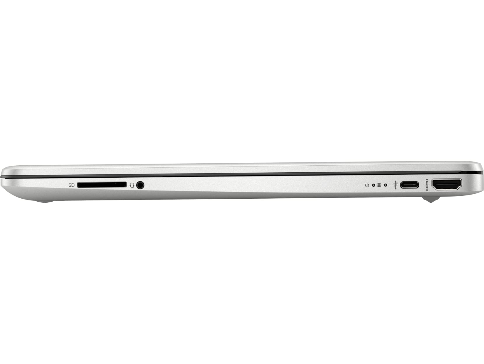 HP 15 Notebook, 15.6" HD Screen Laptop, Intel Core i3-1115G4, 8GB DDR4 RAM, 256GB SSD, Webcam, HDMI, Wi-Fi, Windows 11 Home, Natural Silver
