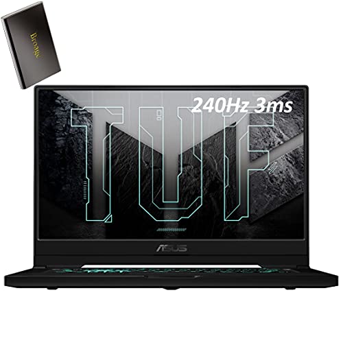 ASUS TUF Dash F15 RTX 3070 8GB 15.6" 240Hz FHD Gaming Laptop Computer, Intel Quad-Core i7 11370H, 16GB DDR4 RAM, 1TB PCIe SSD, WiFi 6, BT 5.2, Thunderbolt 4, Windows 10, BROAG 320GB External HD