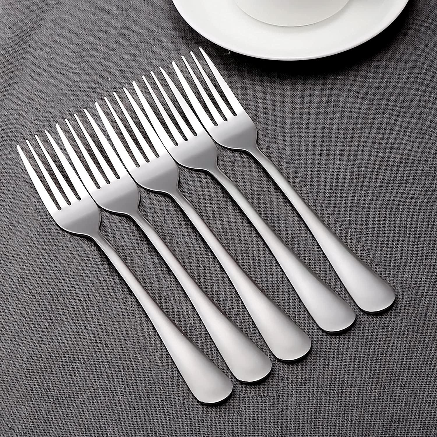 Dinner Forks, HaWare 12-Pieces Stainless Steel Forks, Classic Elegant Design, Mirror Polished, Dishwasher Safe