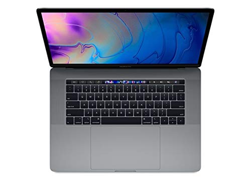 Apple MacBook Pro 15-inch w/ Touch Bar (Mid 2018), 220ppi Retina Display, 6-Core Intel Core i7, 256GB PCIe SSD, 16GB RAM, macOS 10.13, Space Gray (Renewed)