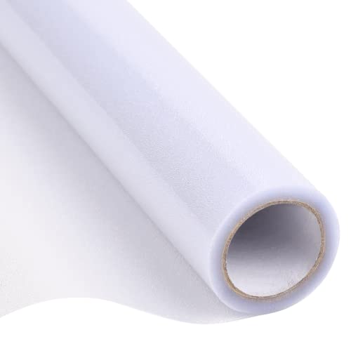 HTVRONT Window Privacy Film - Frosted Glass Window Film, Static Cling Heat Blocking Privacy Film, Window Cling for Home, Office, Bathroom Decoration (17.5"6.5ft, Matte White)