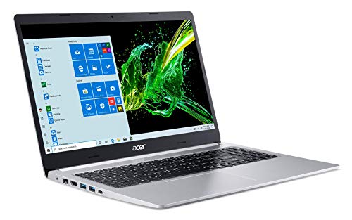 Acer Aspire 5 A515-55-378V, 15.6" Full HD Display, 10th Gen Intel Core i3-1005G1 Processor (Up to 3.4GHz), 4GB DDR4, 128GB NVMe SSD, WiFi 6, HD Webcam, Backlit Keyboard, Windows 10 in S Mode
