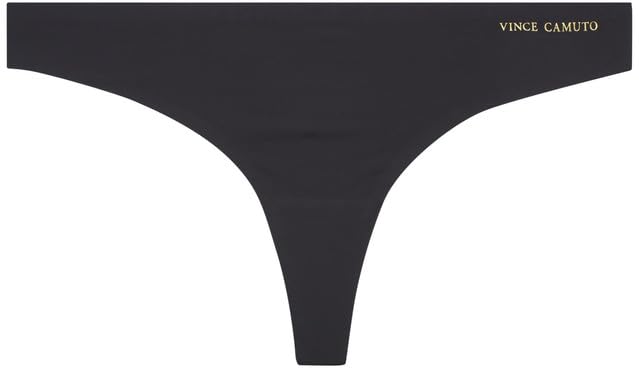 Vince Camuto Women's Thong Underwear - 5 Pack/10 Pack Ultra Soft & Sexy Lingerie - Breathable Panties for Women, Size Medium, Rose Assorted (5 Pack)