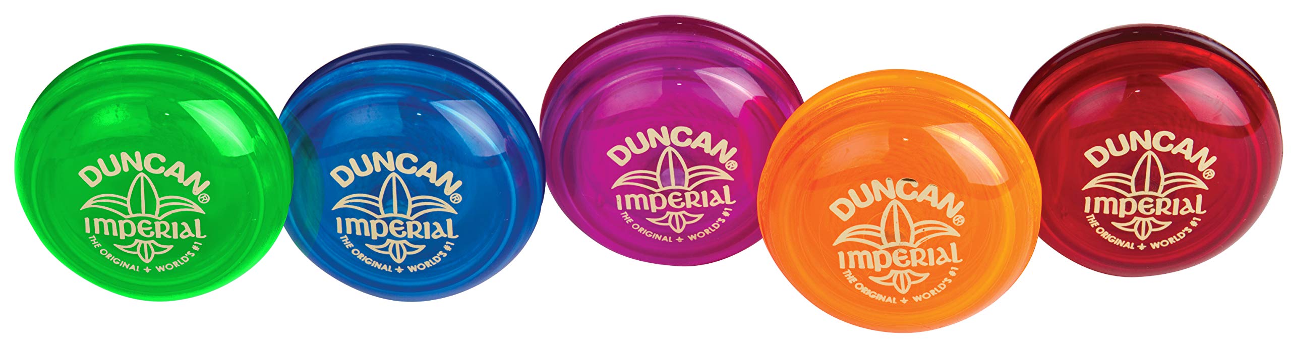 Duncan Toys Imperial Yo-Yo, Beginner Yo-Yo with String, Steel Axle and Plastic Body, Blue