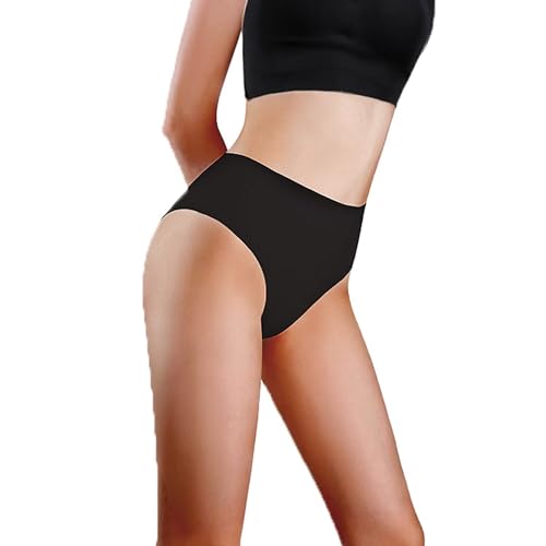 Yunleeb Breathable Underwear for Women No Panty Lines ladies Underwear Pack 4 (XS~XL) MIX2 S