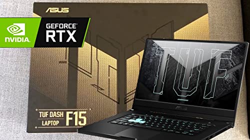 2022 New ASUS Powerful TUF Dash Gaming Laptop: 15.6" FHD 144Hz IPS Display, Intel Gaming H Core H 8-Core i7-11370H, 32GB RAM, 1.5TB SSD, 4GB GeForce RTX 3050Ti, Wifi6, Backlit-KYB, DTS, Win10H