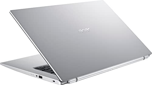 Acer Aspire 3 17.3" HD+ Premium Laptop | 11th Gen Intel Core i3-1115G4 | Intel UHD Graphics | Windows 11 Home | with Laptop Stand Bundle (Silver, 8GB DDR4 RAM | 256GB SSD)