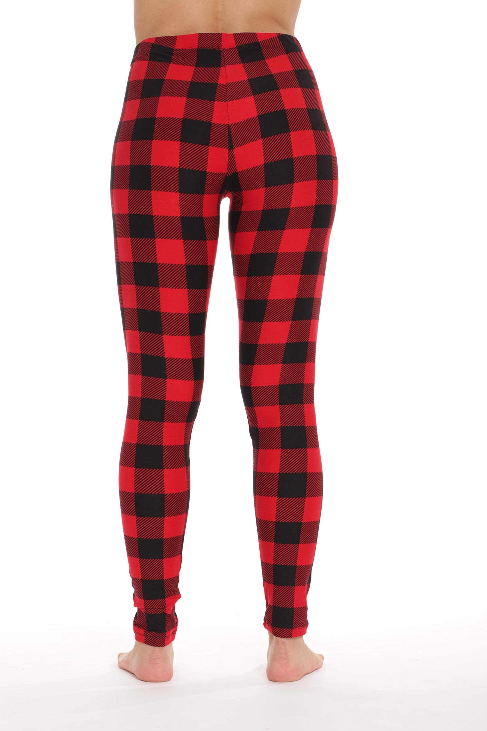 Just Love Leggings, Large, Buffalo Plaid