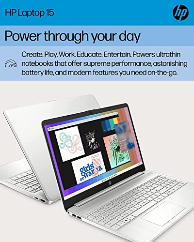 HP [Windows 11 Pro] 15 15.6" HD Business Laptop Computer, 8-Core AMD Ryzen 7 5700U (Beats i7-1180G7), 64GB RAM 2TB PCIe SSD, AMD Radeon Graphics, Wi-Fi 6, Bluetooth 5.2, w/Hub