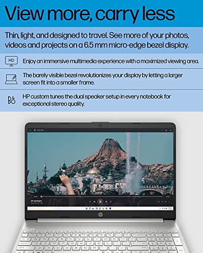 HP [Windows 11 Pro] 15 15.6" HD Business Laptop Computer, 8-Core AMD Ryzen 7 5700U (Beats i7-1180G7), 64GB RAM 2TB PCIe SSD, AMD Radeon Graphics, Wi-Fi 6, Bluetooth 5.2, w/Hub