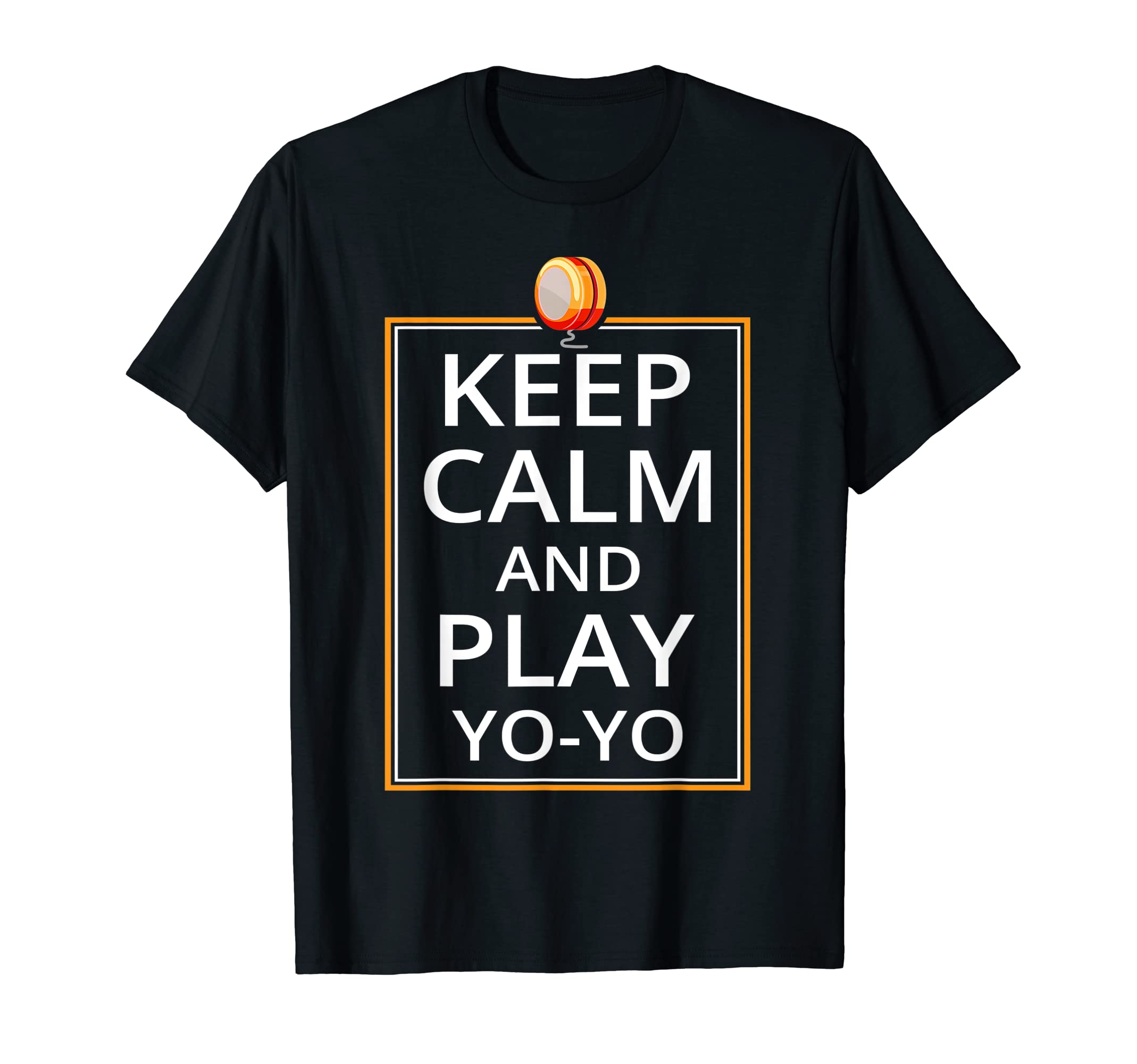 Keep calm and play Yo-Yo design 70`s costume and yoyo T-Shirt