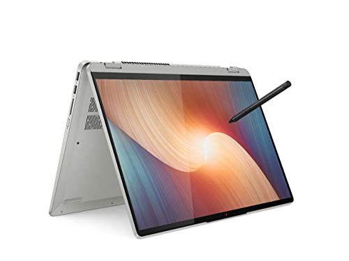 Lenovo IdeaPad Flex 5 2-in-1 Laptop, AMD Ryzen 7 5700U, 16" (1920 x 1200) 16:10 IPS Touchscreen, 16GB RAM, 2TB PCIe SSD, Digital Pen, Fingerprint, FHD Webcam, Windows 11 Home, w/Mouse Pad