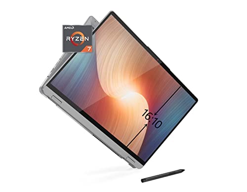 Lenovo IdeaPad Flex 5 2-in-1 Laptop, AMD Ryzen 7 5700U, 16" (1920 x 1200) 16:10 IPS Touchscreen, 16GB RAM, 2TB PCIe SSD, Digital Pen, Fingerprint, FHD Webcam, Windows 11 Home, w/Mouse Pad