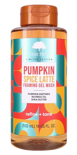 Tree Hut Pumpkin Spice Latte | Cleanse & Soothe Skin Without Stripping Moisture | Made with our Hydrating Oil Complex | Limited Edition Fall | 18 fl oz.