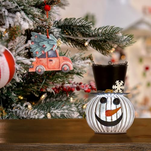 dreamskip Halloween Solar Lights Outdoor, 2 Pack Solar Powered Halloween Decorations, Pumpkin and Eyeball Halloween Pathway Stake Lights for Outside Yard Porch Lawn Garden (DR-YF47062811-FBA)