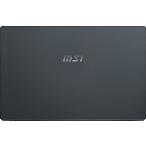 MSI Prestige 15 15.6" FHD Ultra Thin and Light Professional Laptop: Intel Core i5-1240P GTX 1650 16GB LPDDR4X 512GB NVMe SSD, Thunderbolt 4, MicroSD Card Reader, Win 11 Home: Carbon Gray A12SC-011
