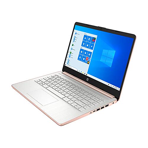 2021 HP Stream 14" HD Laptop Computer, Intel Celeron N4020 Processor, 4GB RAM, 64GB eMMC, HD Audio, HD Webcam, Intel UHD Graphics 600, 1 Year Office, HDMI, Win 10S, Rose Gold, 32GB SnowBell USB Card