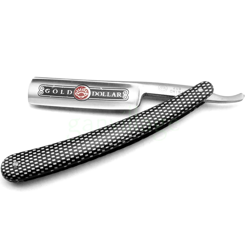 Grandslam Gold Dollar Professional Handmade Shave Ready Straight Razor - Cut Throat Knife + One Free Shaver Case Holder - Gift for Men