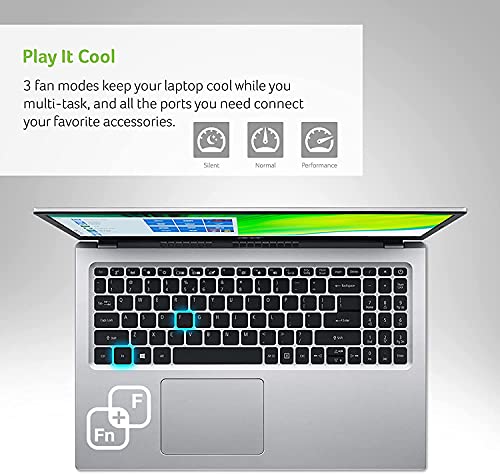 2022 Newest Acer Aspire 5 Slim Laptop, 15.6" FHD LED Display, 11th Gen Intel Core i3-1115G4 Processor, 8 GB DDR4 RAM, 256 GB SSD, WiFi 6, Amazon Alexa, Windows10 Home (Latest Model)