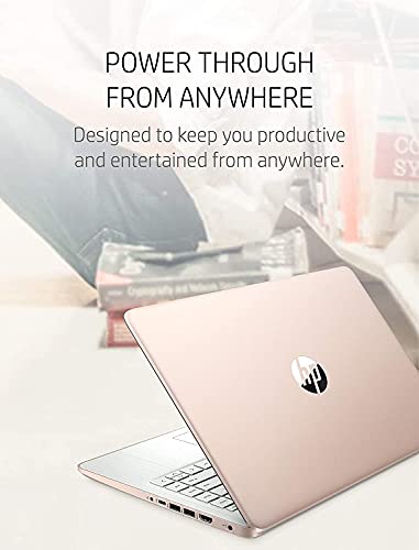 HP 14 Laptop, AMD 3000 Series Processor, 32GB RAM, 1TB Storage, 14-inch Micro-Edge HD Display, Long Battery Life, Webcam, Thin & Portable, Windows 10 + One Year of Office365, Rose Gold