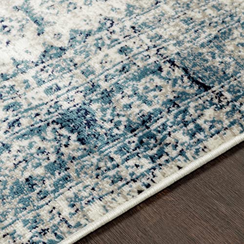 Artistic Weavers Desta Vintage Oriental Area Rug,6'7" x 9',Blue/White