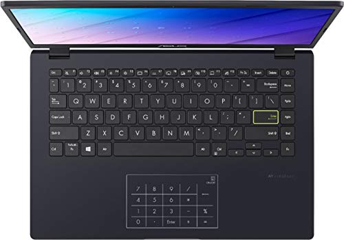 2022 ASUS 14" Thin Light Business Student Laptop Computer, Intel Celeron N4020 Processor, 4GB DDR4 RAM, 320 GB Storage, 12Hours Battery, Webcam, Zoom Meeting, Win11 + 1 Year Office 365, Blue