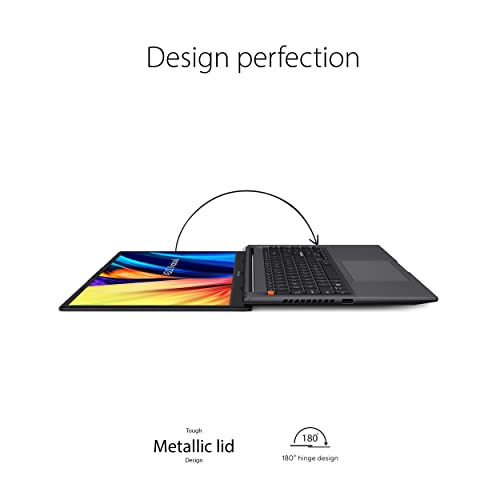 ASUS VivoBook S 15 Slim Laptop, 15.6” FHD Display, AMD Ryzen 9 6900HX CPU, AMD Radeon Graphics, 16GB RAM, 1TB SSD, Windows 11 Home, Fingerprint Reader, Indie Black, S3502RA-DB94