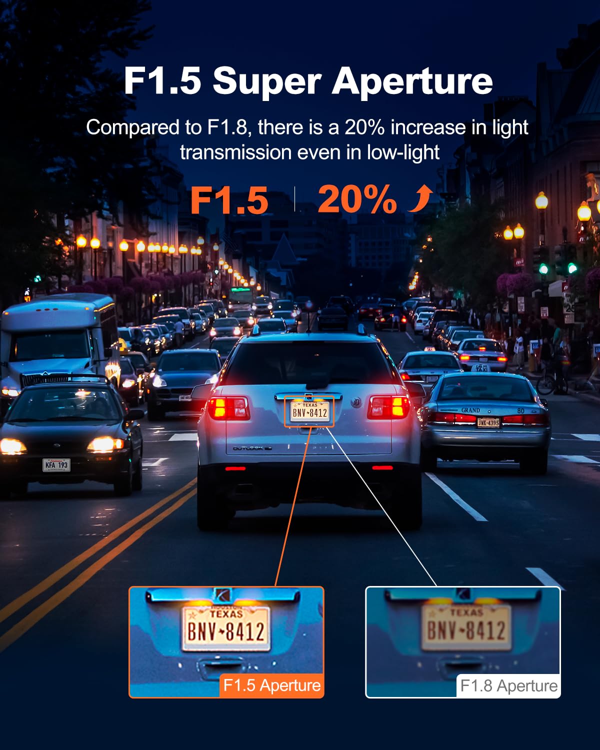 YEECORE D11 Dash Cam Built-in WiFi GPS,4K Touch Screen Camera Recorder with Night Vision, Parking Monitor,G-Sensor,Night Vision Car Camera