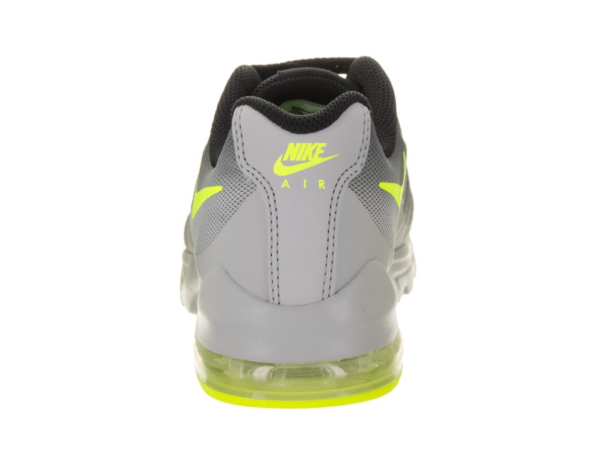 Nike Kids Boy's Air Max Invigor (Big Kid) Wolf Grey/Black/Volt 5.5 Big Kid M