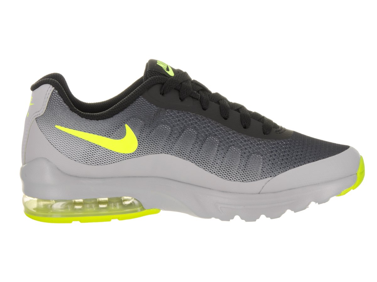 Nike Kids Boy's Air Max Invigor (Big Kid) Wolf Grey/Black/Volt 5.5 Big Kid M