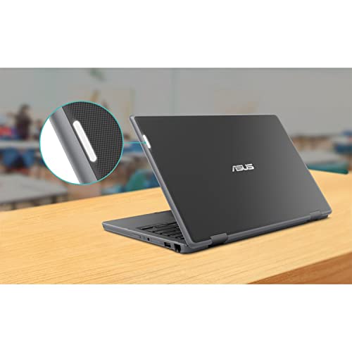 ASUS Student Laptop, 12 inch IPS Anti-Glare Eye-Care HD Display, Intel Celeron N4500, Military-Grade Durability, Wi-Fi 6, Ethernet Port, Long Battery Life, Windows 10 Pro (4GB RAM | 192GB Storage)