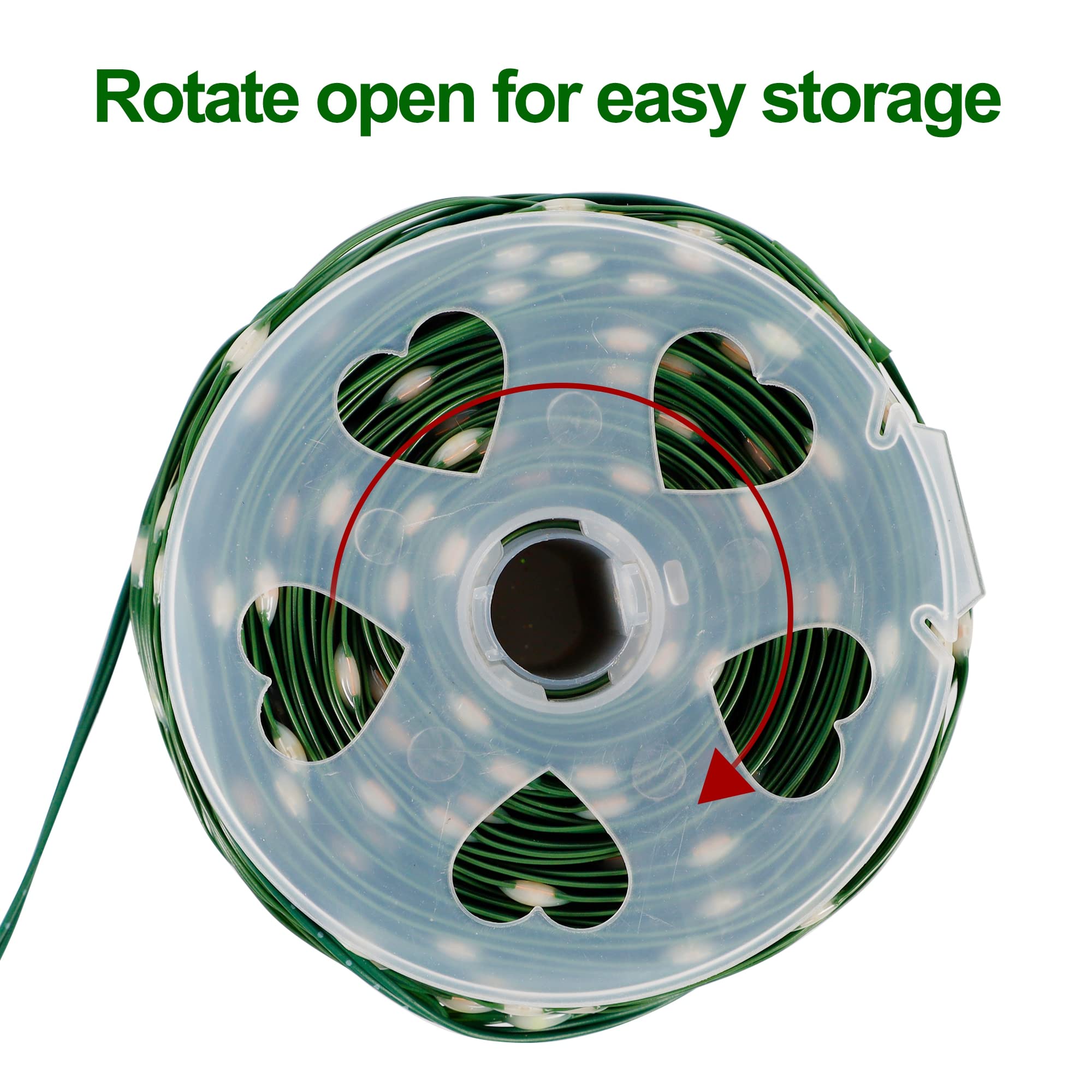 WATERGLIDE Extra Long 328 FT Fairy String Lights, 1000 LED Outdoor Green Wire Christmas Lights, Plug in Mini Light 8 Modes & Waterproof for Outside Xmas Tree Holiday Wedding Party Decor, Multicolor