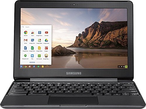 SAMSUNG 11.6" Chromebook with Intel N3060 up to 2.48GHz, 4GB Memory, 16GB eMMC Flash Memory, Bluetooth 4.0, USB 3.0, HDMI, Webcam, Chrome Operating System, Black