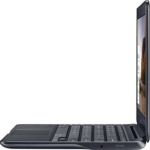 SAMSUNG 11.6" Chromebook with Intel N3060 up to 2.48GHz, 4GB Memory, 16GB eMMC Flash Memory, Bluetooth 4.0, USB 3.0, HDMI, Webcam, Chrome Operating System, Black