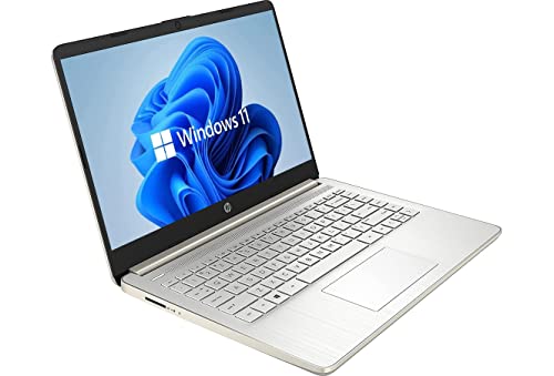 Newest HP 14" Flagship Laptop, Windows 11 OS, AMD Dual-Core Processor Up to 2.60 GHz, 4GB RAM, 64GB SSD, Webcam, Silver (Renewed)