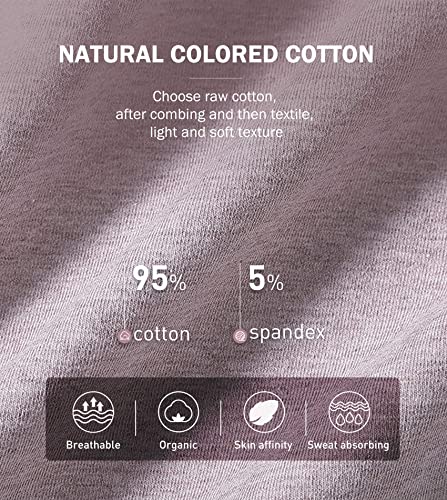 Huvgim Womens Cotton Underwear Big girls Mid Waisted Briefs Ladies Seamless Full Coverage Panties 4 Pack(M)