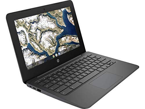 HP 2022 Newest Chromebook 11.6" HD Thin Light Laptop Computer for Business Student, Intel Celeron N3350 Up to 2.4 GHz, 4GB Memory, 32GB eMMC,Webcam, USB-C, WiFi, Bluetooth, Chrome OS+MarxsolCables