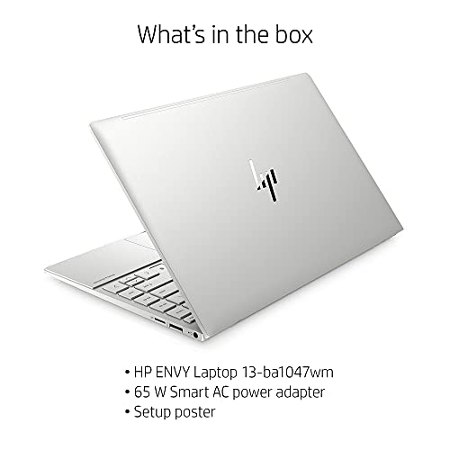 HP Envy 13 2021 Flagship Business Laptop 13.3" FHD IPS 100% sRGB Display 11th Gen Intel Quad-Core i5-1135G7 (Beats i7-1065G7) 8GB RAM 256GB SSD Backlit KB Fingerprint Win10 Silver + HDMI Cable