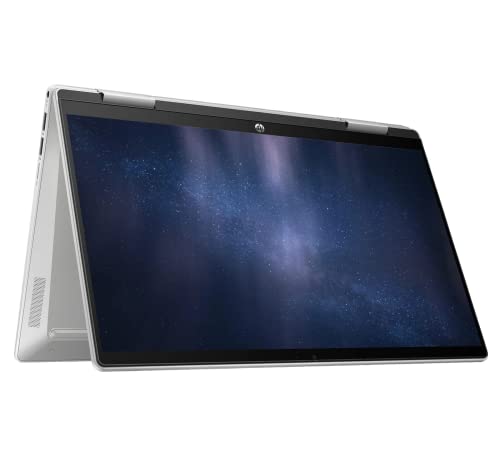 2022 Newest HP Pavilion x360 2-in-1 Touch-Screen Laptops, 14 inch FHD Computer, 12th Gen Intel Core i5-1235U, 8GB RAM, 1TB SSD, Backlit Keyboard, Fingerprint Reader, Webcam Windows 11, LIONEYE MP