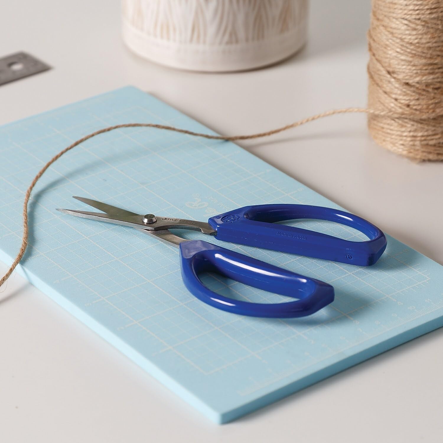 Joyce Chen Original Unlimited Kitchen Scissors All Purpose Dishwasher Safe Kitchen Shears With Comfortable Handles, Blue